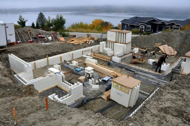 ICF Basement under construction | Parsons Family Homes